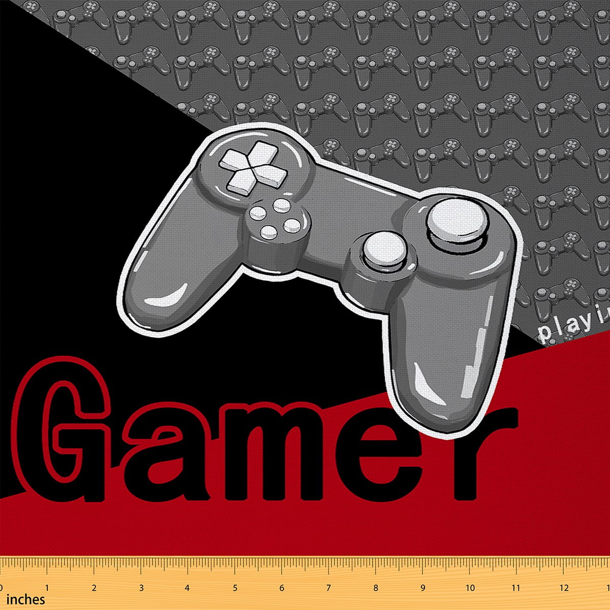 Manfei Gray Game Console Sewing & Crafting Fabric (10 Yards), Gaming ...