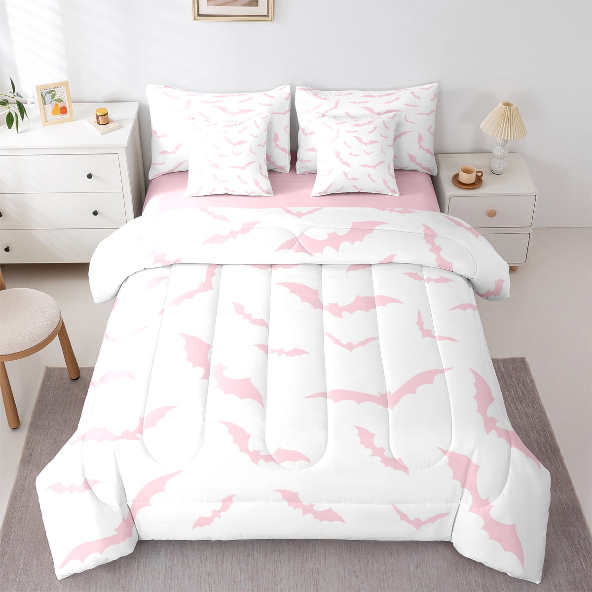 Manfei Kids Happy Halloween 7 Pieces Bedding Comforter Set,Flying ...