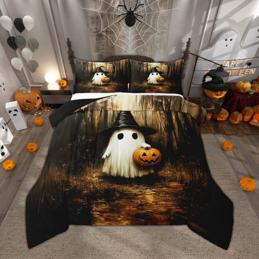 Manfei Kids Spooky Animal Full Size Comforter Sets, Cute Halloween ...