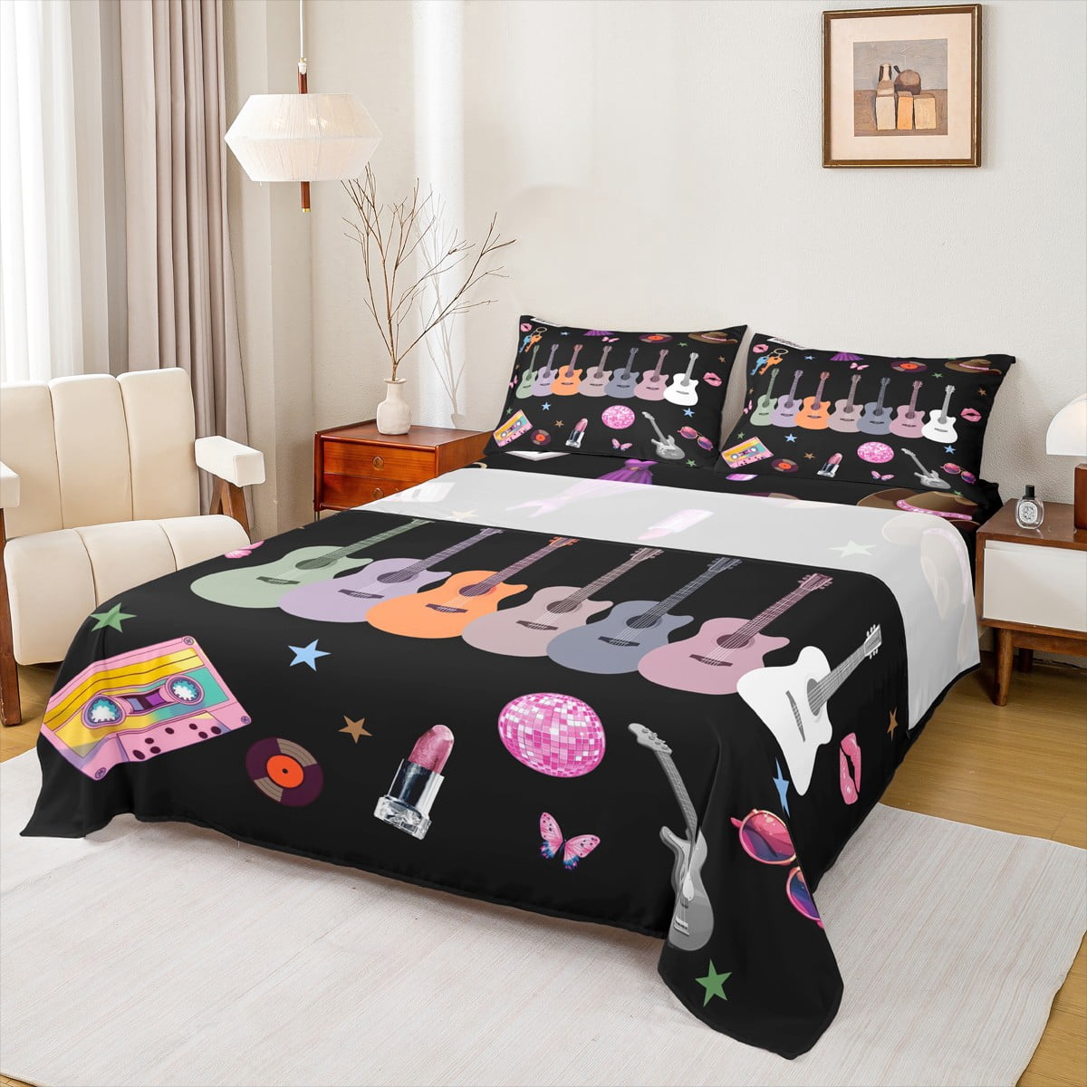 Manfei Musical Instruments Guitar Queen Sheet Sets for Teen, Fashion ...