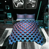 Manfei Neon Dense Holes Bedding Comforter Set,Geometric Geometric ...
