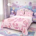 Manfei Ocean Themed Animal Bed Sheets,Aquatic Amphibian Axolotl Print ...