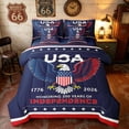 Manfei Patriotic Eagle USA Flag Full Size Bedding Sets, 1776-2026 ...