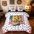 Manfei Retro Boots Twin Bedding, Sunflower Star Butterfly Bedding ...