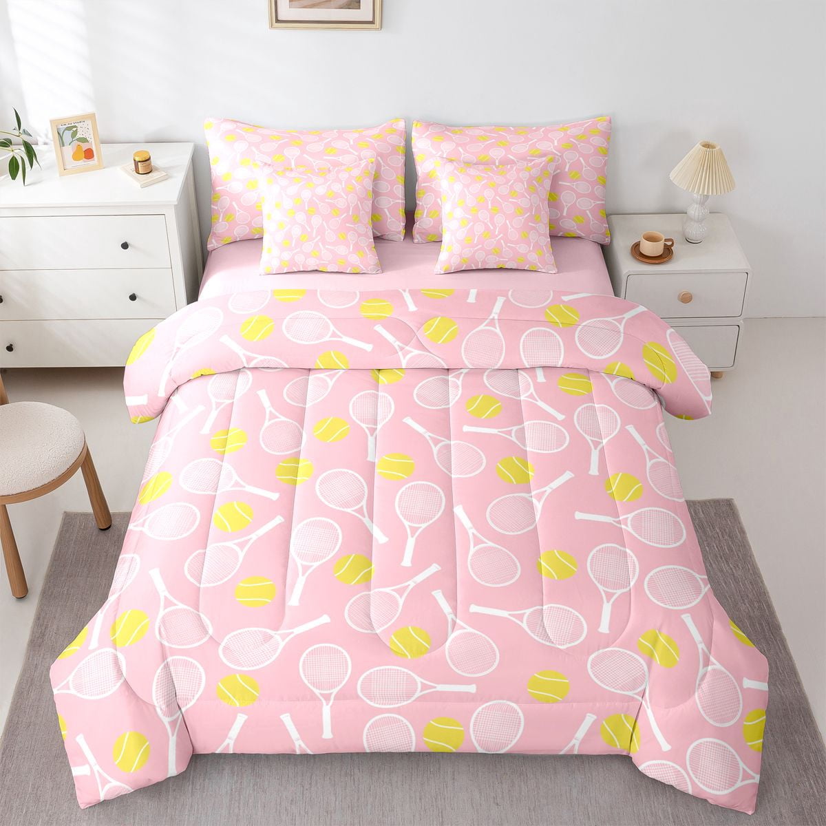 Manfei Tennis Sport Games Full Size Bedding Sets,Ball Theme Full Size ...