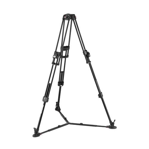 Manfrotto 645 Fast Twin Leg Aluminum Tripod & Mid-Level Spreader, 55 lb ...
