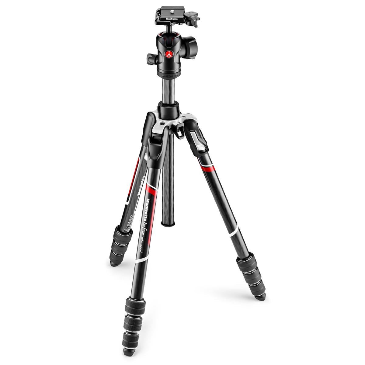 Manfrotto Befree Advanced 4-Section Carbon Fiber Travel Tripod with 494 ...