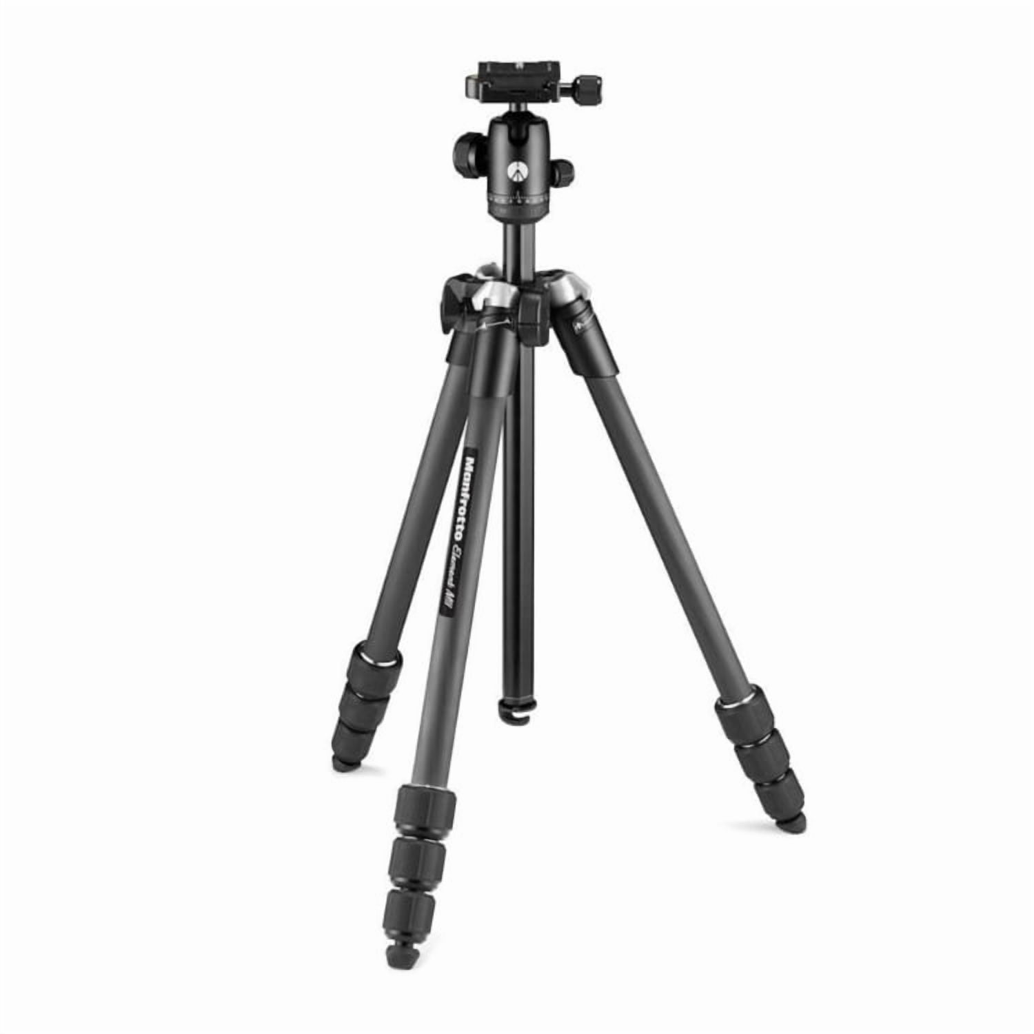 Manfrotto Element MII Mobile Bluetooth 4-Section Carbon Fiber Tripod ...