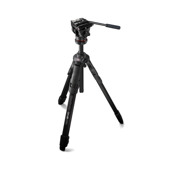 Manfrotto MKONEC-500X ONE CF with 500X Fluid Head - 60mm Flat Base with ...