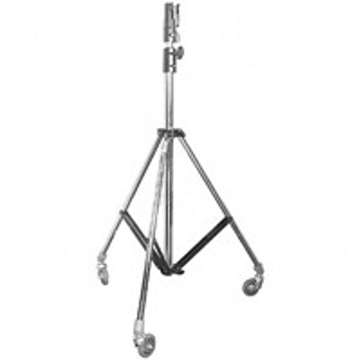 Manfrotto 7.2' Air Damped 2-Section Steel Universal Cine Stand, Chrome ...