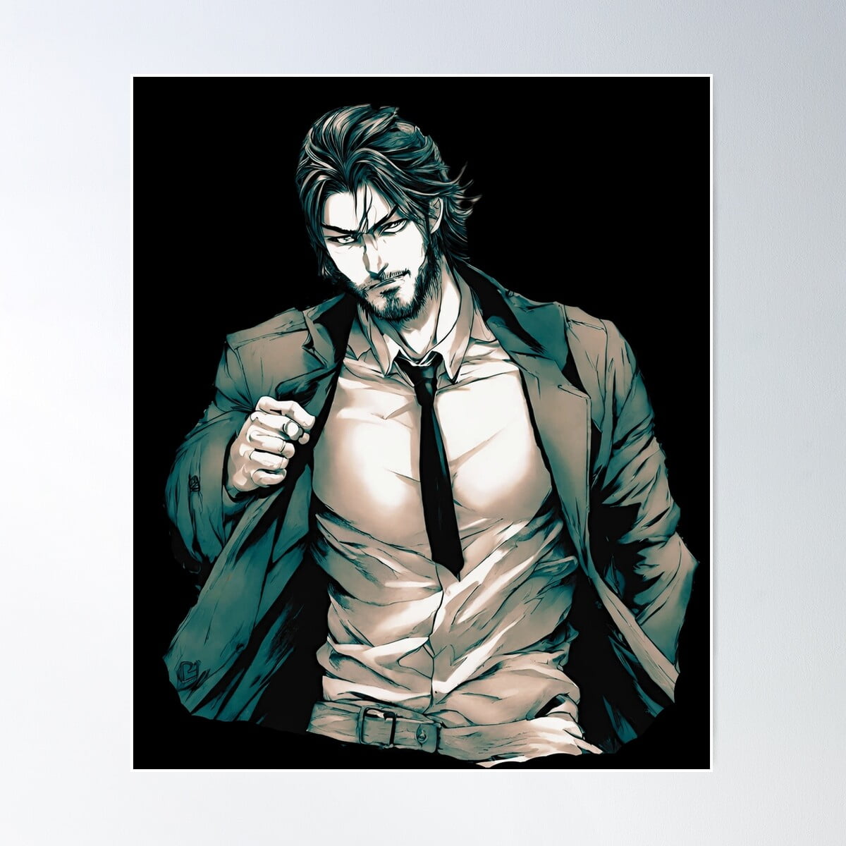 Manga Anime Japan Aesthetic Cool Comics Art Man Poster Wall Art, Modern ...