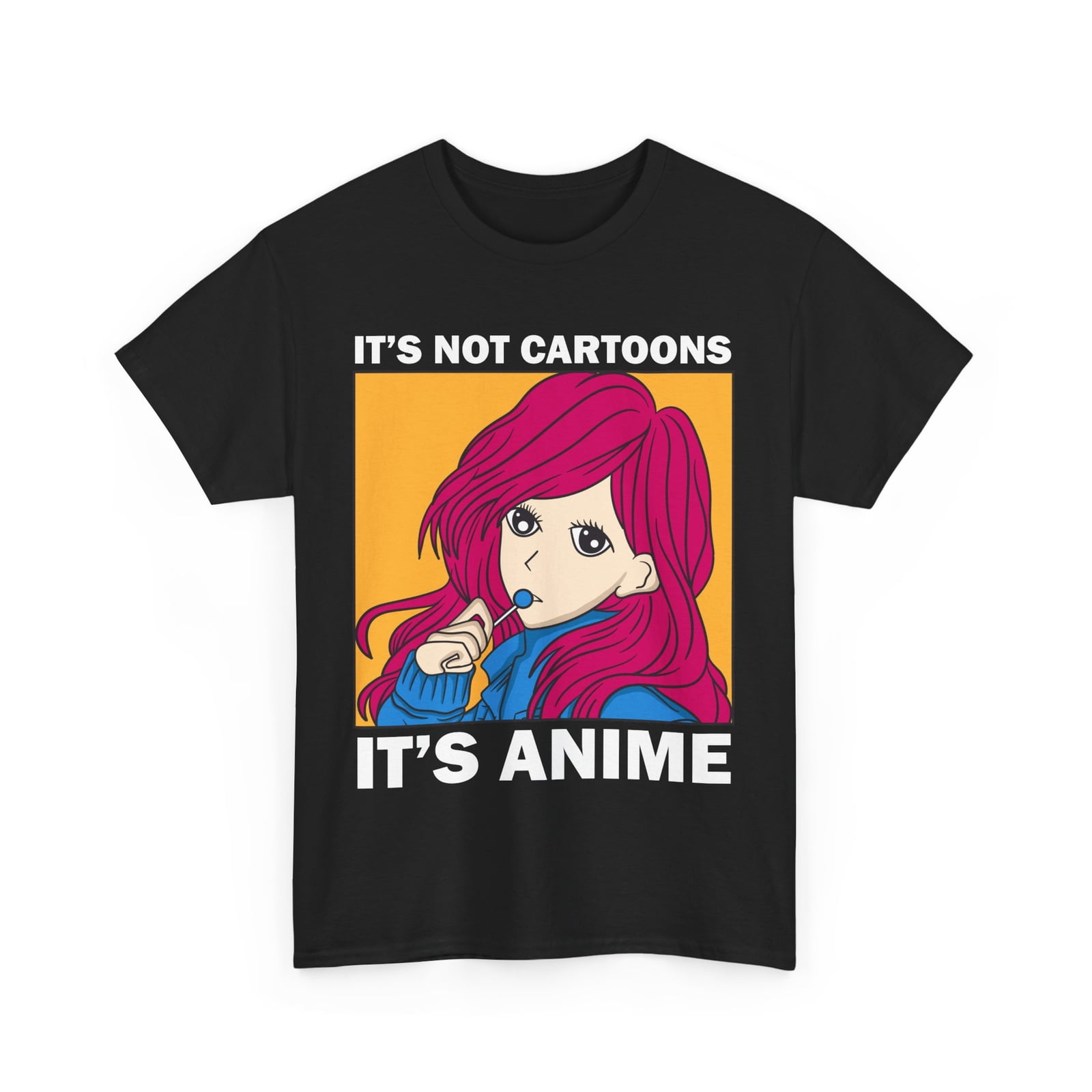 Manga Cartoon T-Shirt | Otaku Style Tee | It's Not Cartoons it's Anime ...