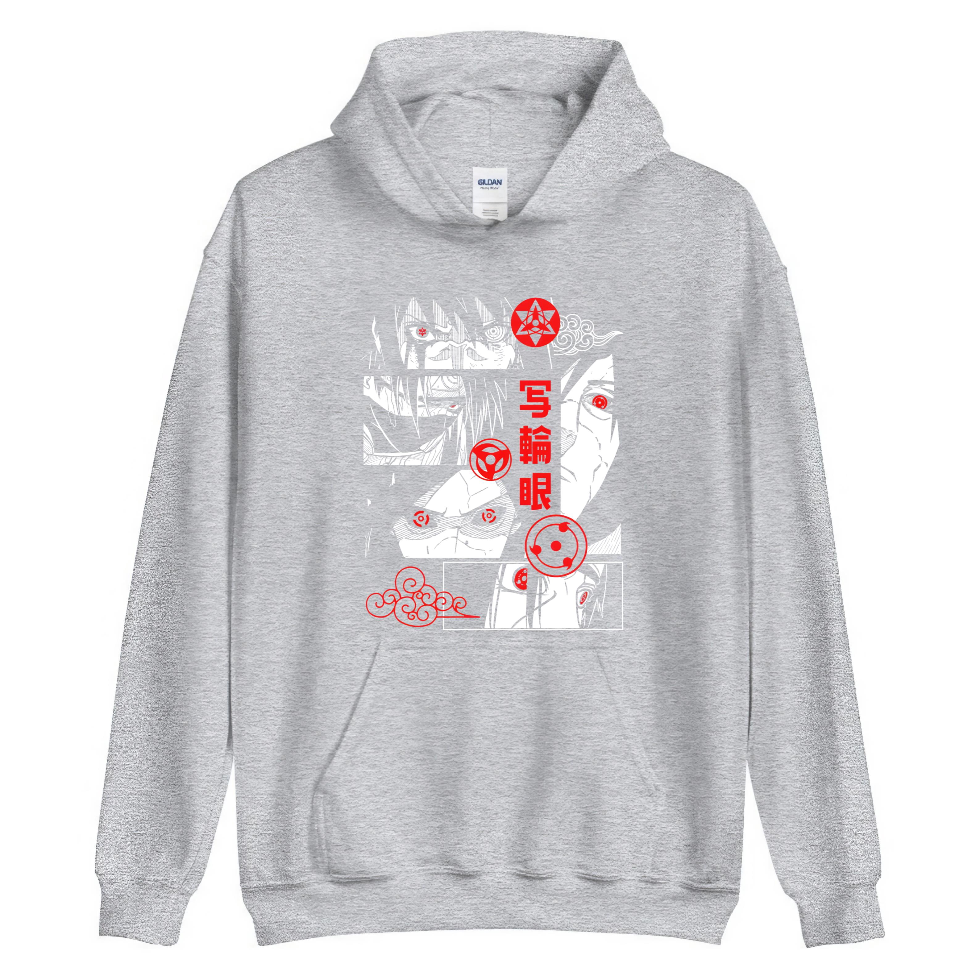 Manga Graphic Tee - Sharingan and Sasuke Shirt - Walmart.com