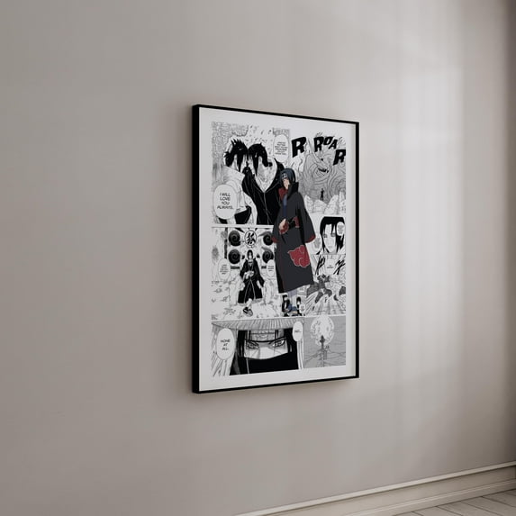 Manga - Itachi Uchiha - Curated Manga Panels - - Walmart.com