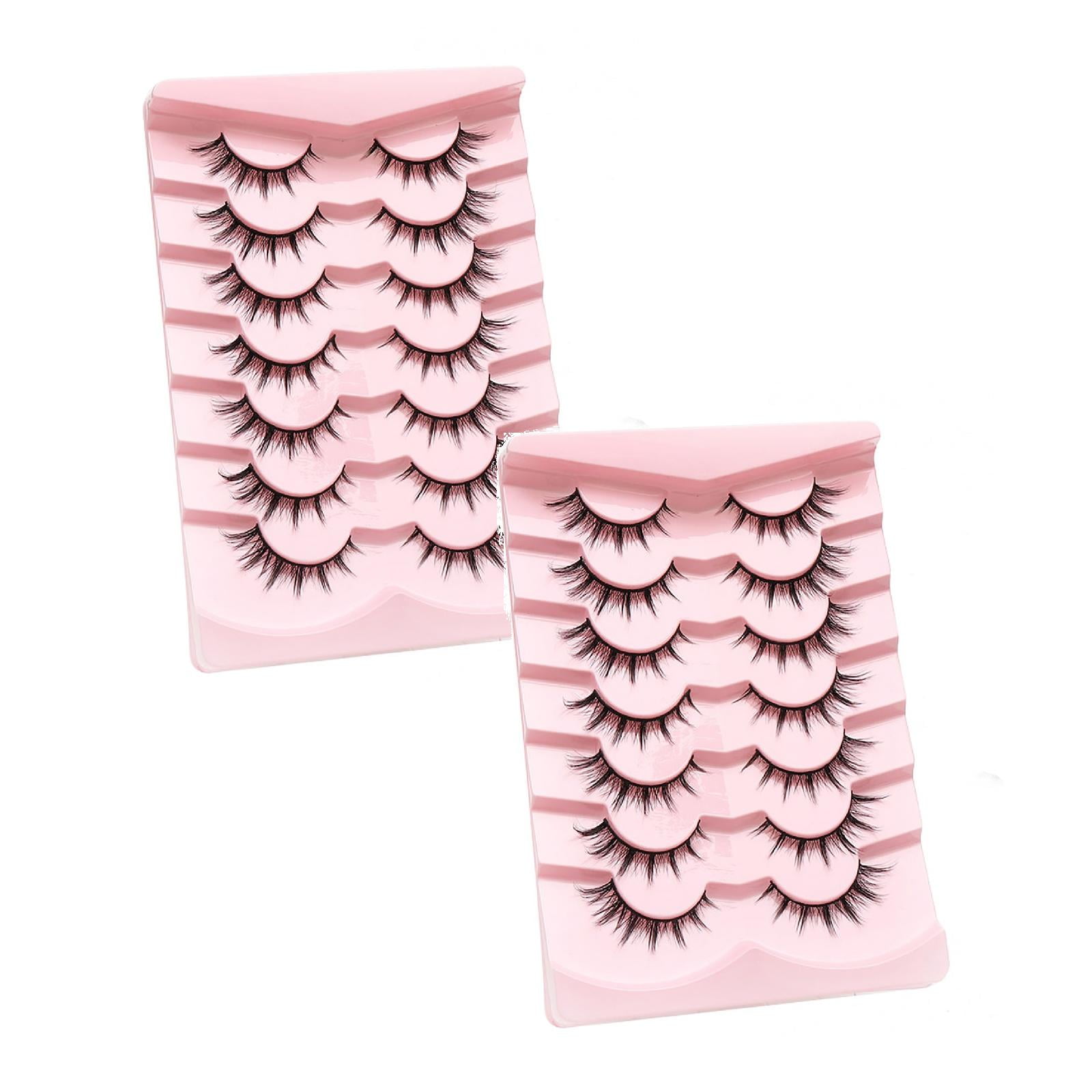 Manga Lashes Natural Look False Eyelashes Anime Lashes Wispy Spiky 3D ...