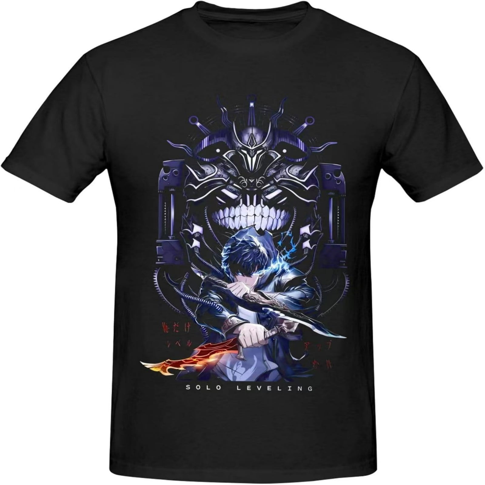 Manga Solo Leveling Shirt Sung Jin Woo Shirt Men And Women T-Shirt Full ...