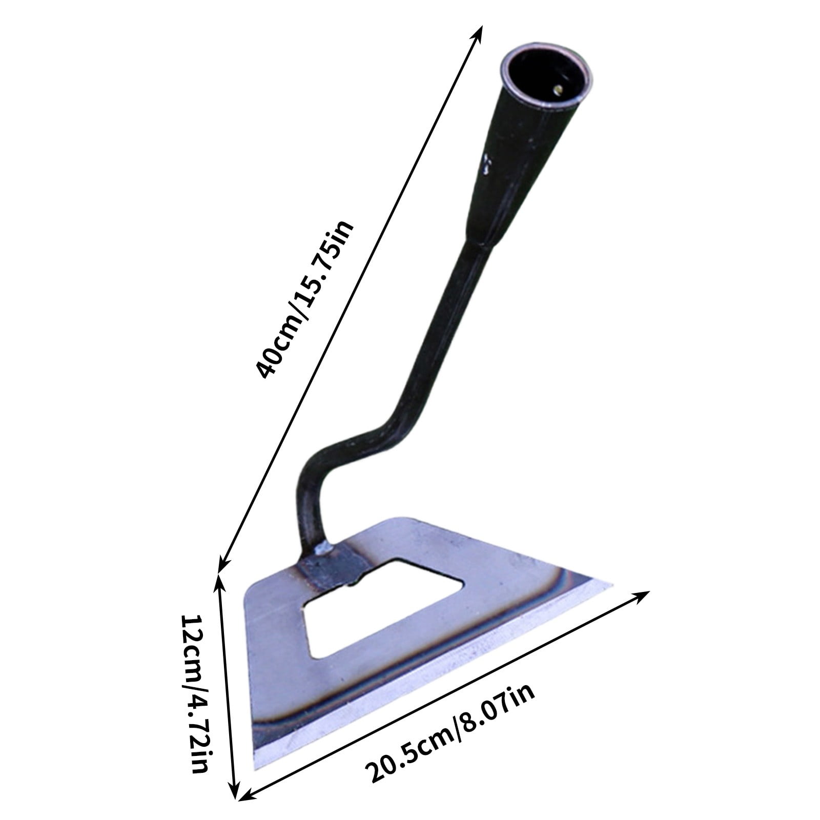 Manganese Steel Extra-Thick Hollow Weeding Hoe | All-Steel Hardened ...