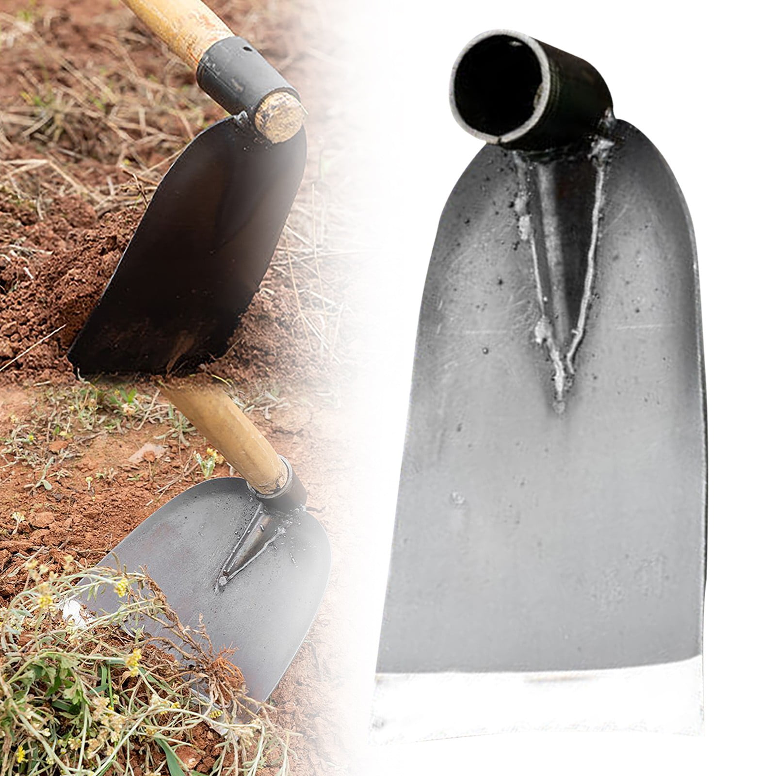 Manganese Steel Weeding Hoe Head, 12.5Cm Width Heavy Duty Gardening ...
