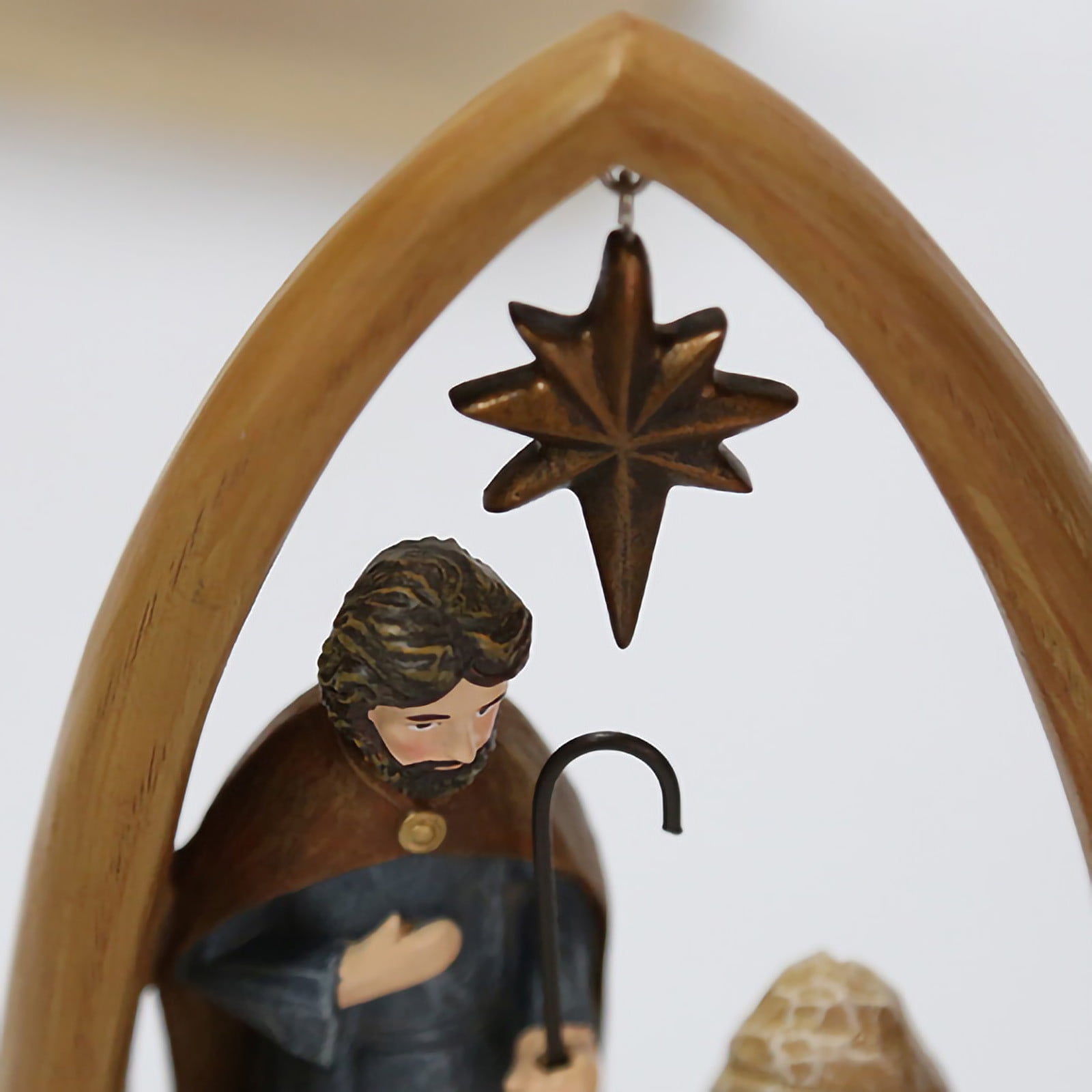 Manger Decorations Nativity Of Jesus Father and Mother Lmitation ...