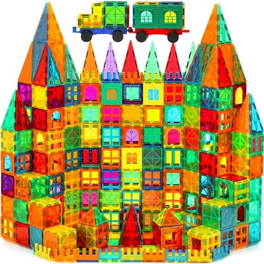 Little Pi Toys Princess Castle Magnetic Building Blocks Playset - 102 ...