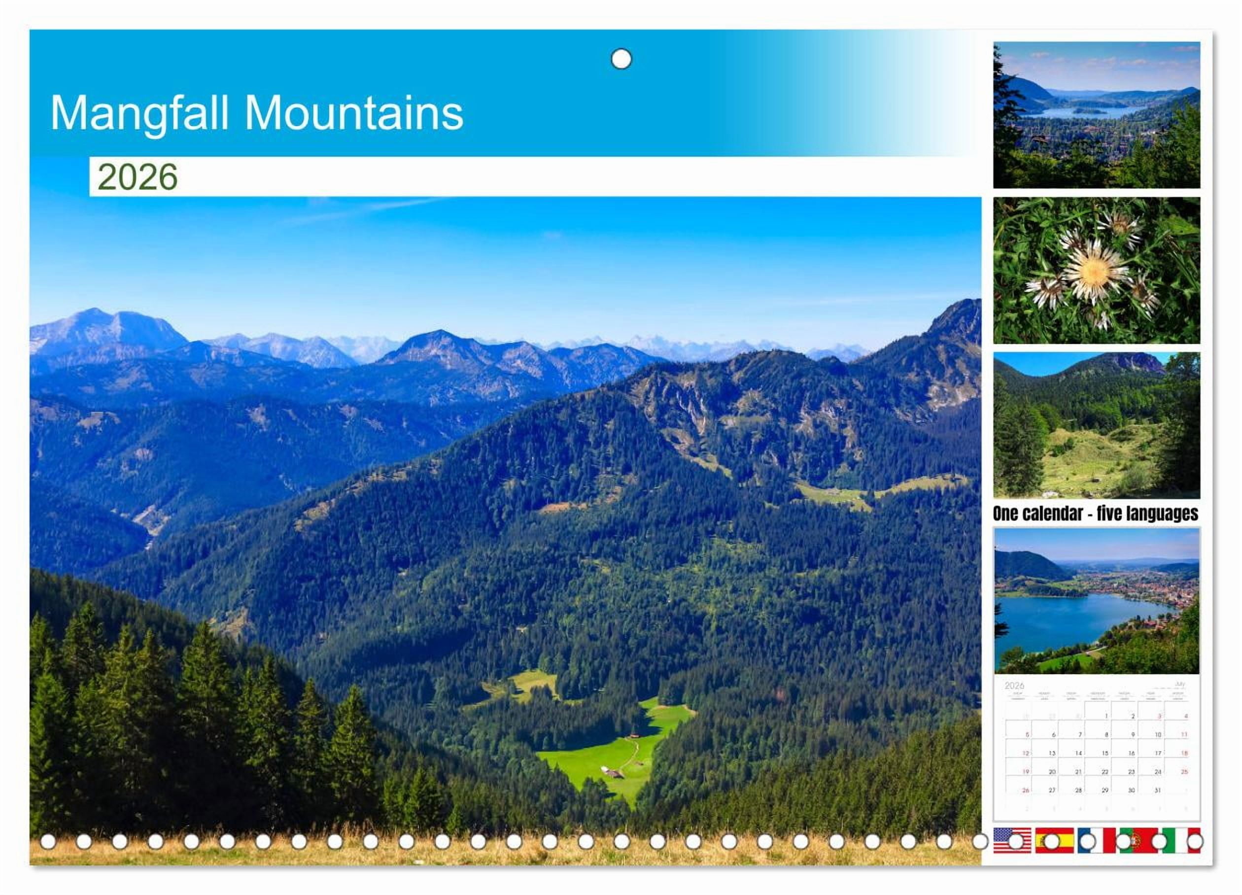 Mangfall Mountains (Monthly Wall Calendar 2026 16.5 x 23.4 (open ...