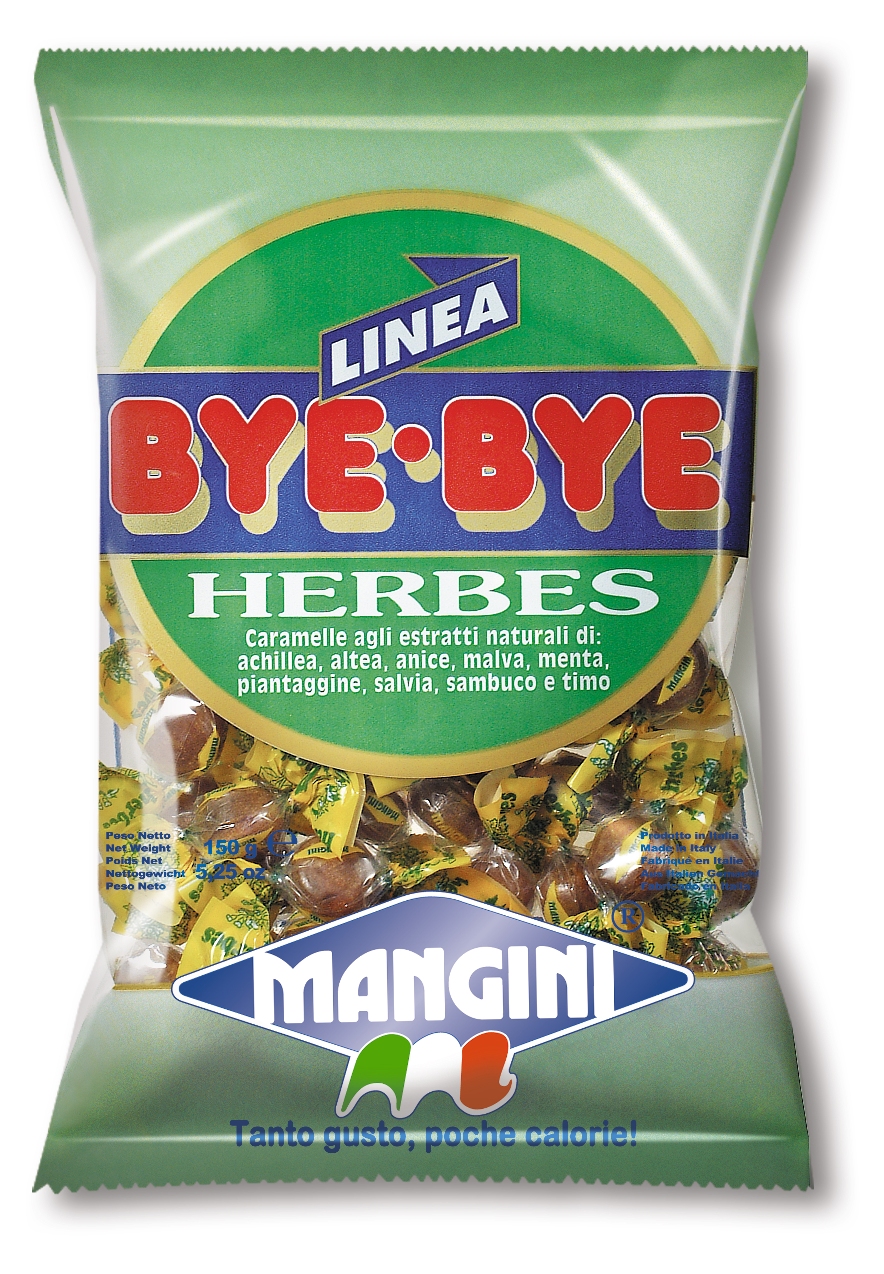 Mangini Italian Mini Mixed Herbs Candy (Bye Herbes) 150g bag (5 pcs ...