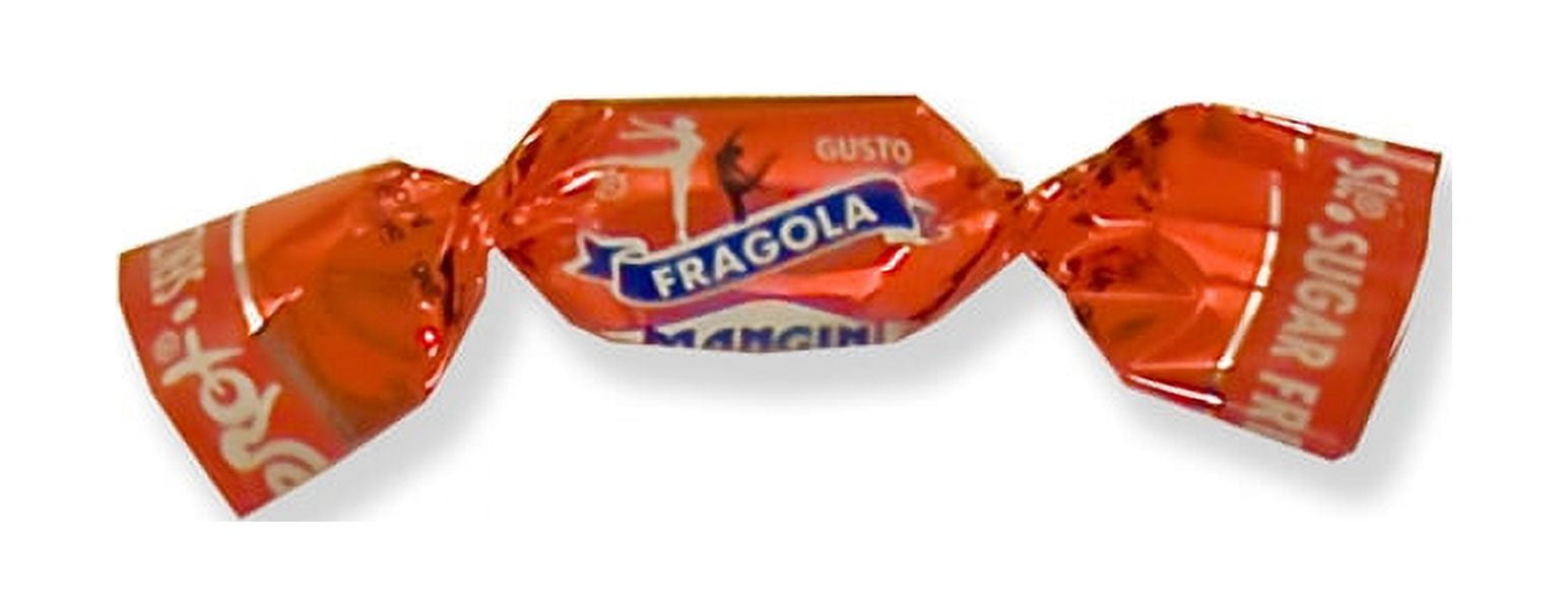 Mangini, Strawberry Natural Sugar Free Candy With Stevia (Fragola Zero+ ...