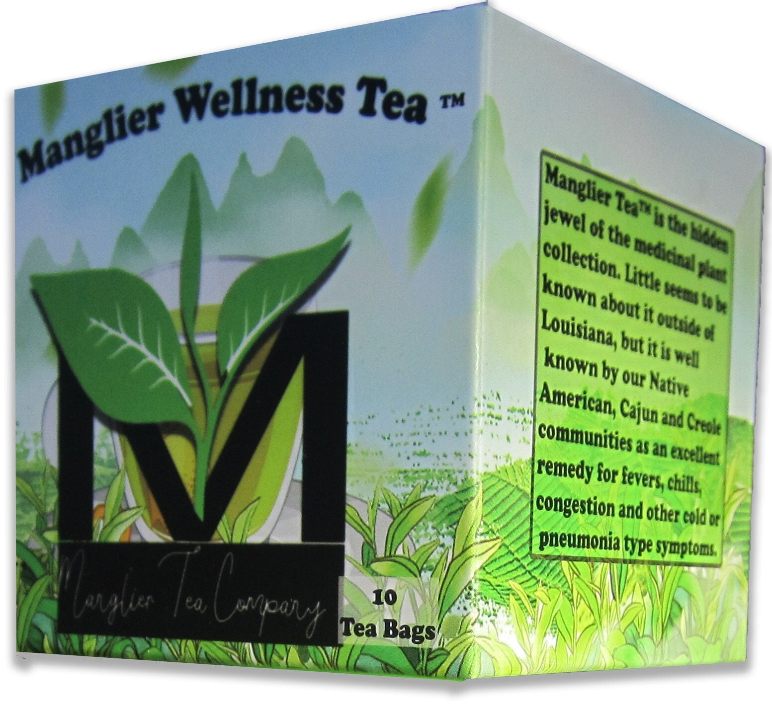 Manglier Tea Company - Certified Creole Manglier Tea, 10 Bags, Makes 30 ...