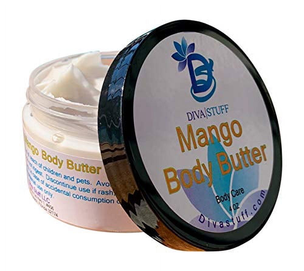 Mango Body Butter, with Fresh Mangos, By Diva Stuff, 4oz - Walmart.com