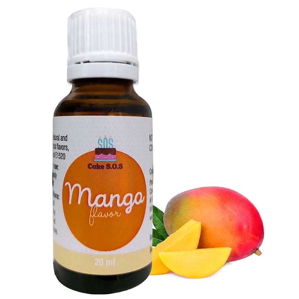 Cake S.O.S Mango Liquid Flavoring, 0.68 fl oz (20 ml) - Walmart.com