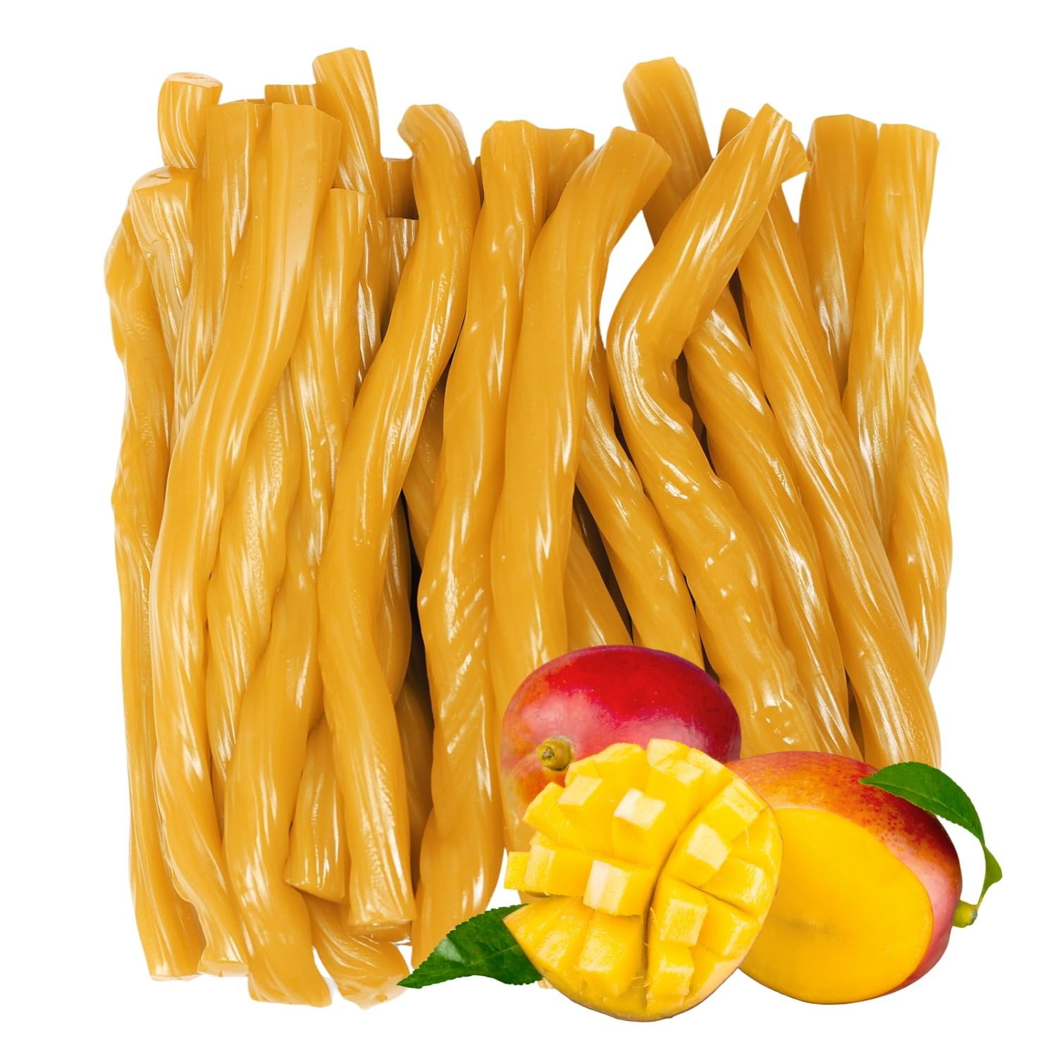 Mango Flavored Licorice Sticks by Its Delish, 2 lbs Bulk Bag, Great ...