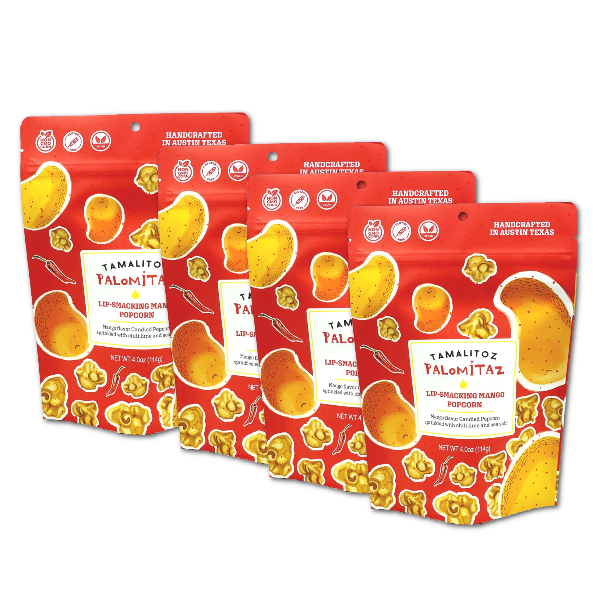 Mango Palomitaz Popcorn by Sugarox 4pk - Walmart.com