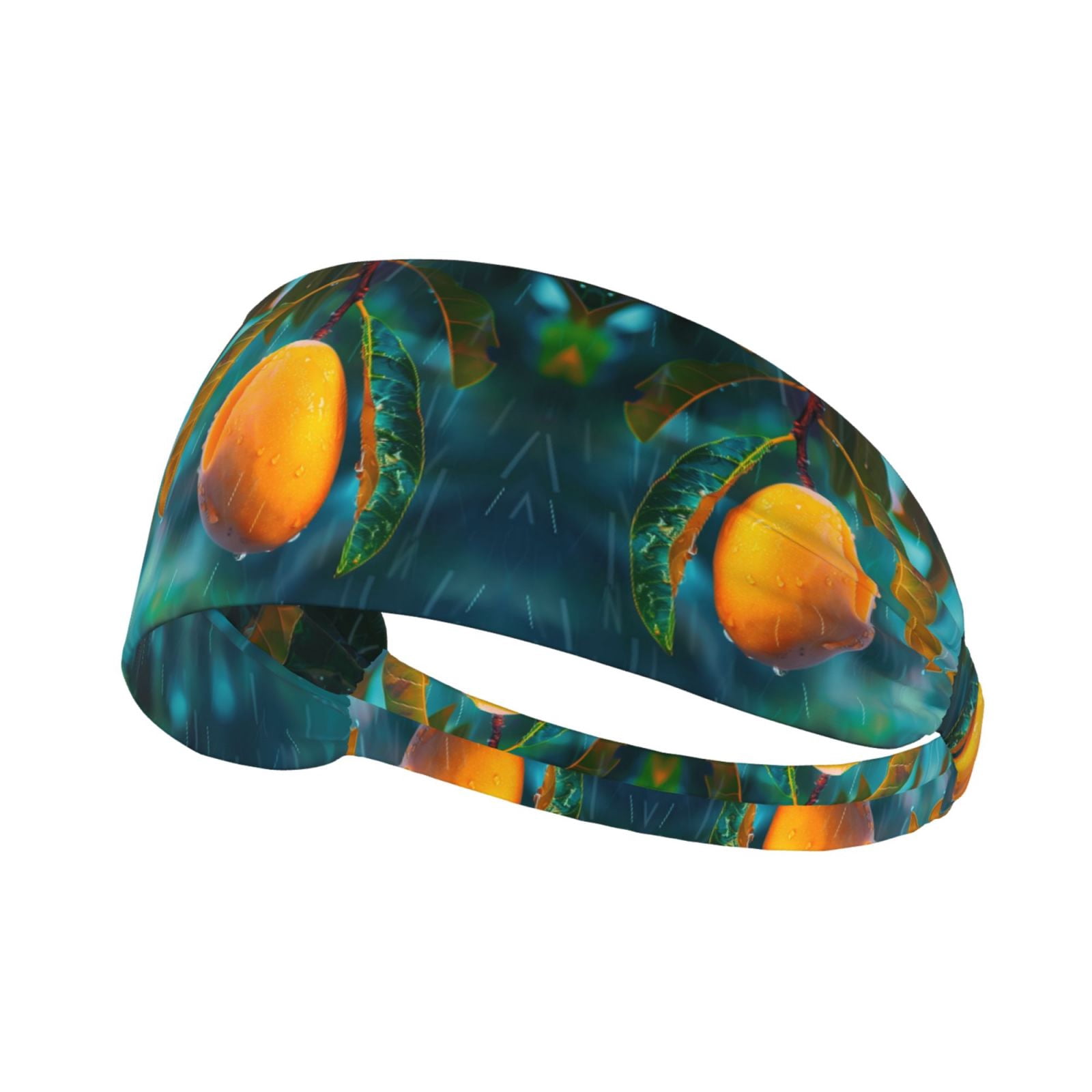 Mango In The Rain Headbands for Women/Men, Elastic Soft Sweat Band ...