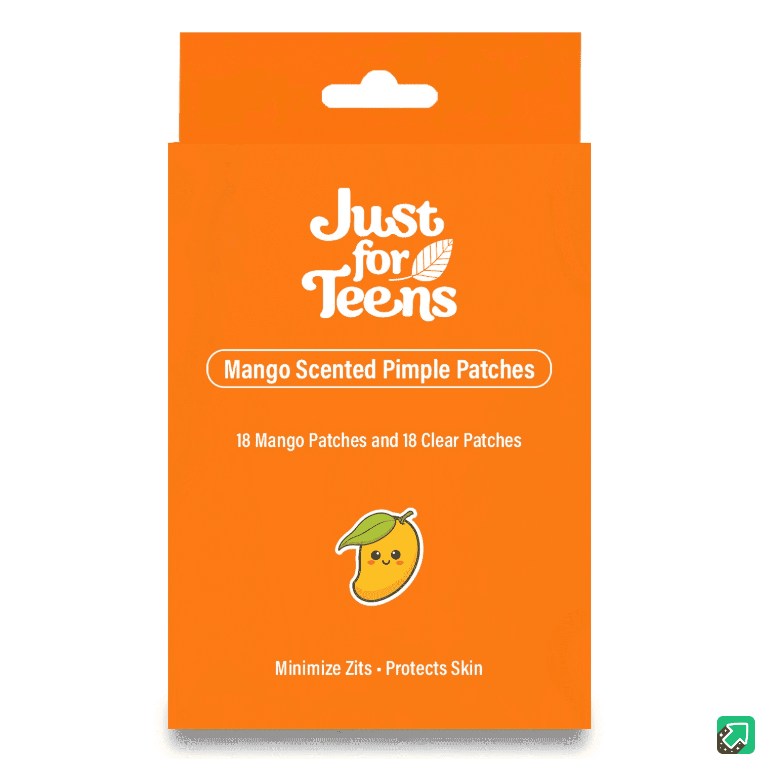 Just for Teens Hydrocolloid Pimple Patches for All Skin Types, 18 Clear ...