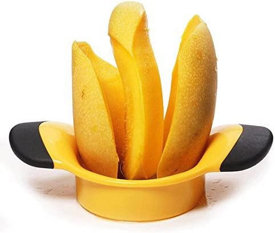 Mango Slicer Splitter Cutter Pitter with Stainless Steel Blade Fruit ...