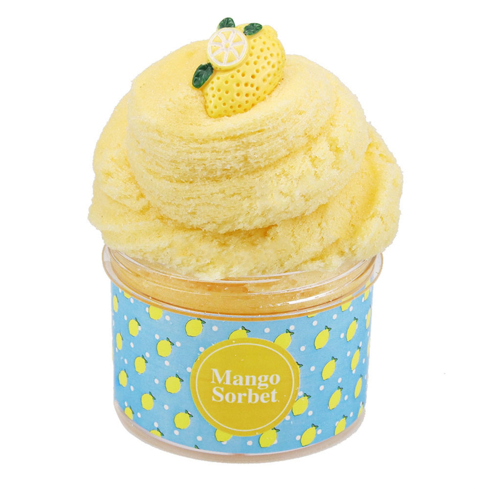 Mango Sorbet Cloud Slime - Fluffy Slime Kit for Kids - Squishy Cloud ...