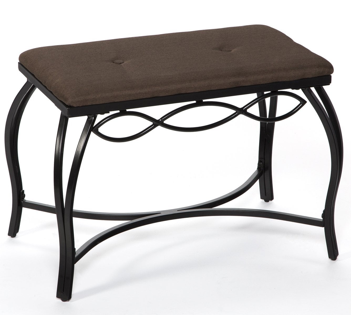 Mango Steam Mocha Brown Shoe Bench - Vanity Seat, Dressing Stool ...