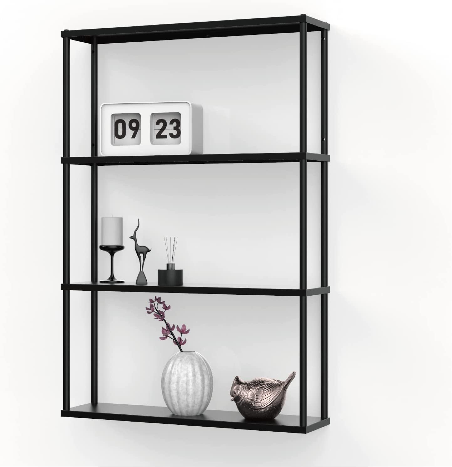 Mango Steam Wall-Mounted Steel Shelving Unit for Kitchen, Storage or ...