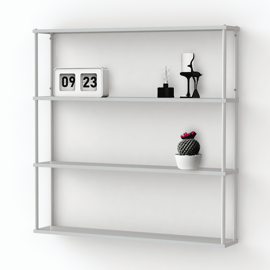 Mango Steam Wall-Mounted Steel Shelving Unit for Kitchen, Storage or ...