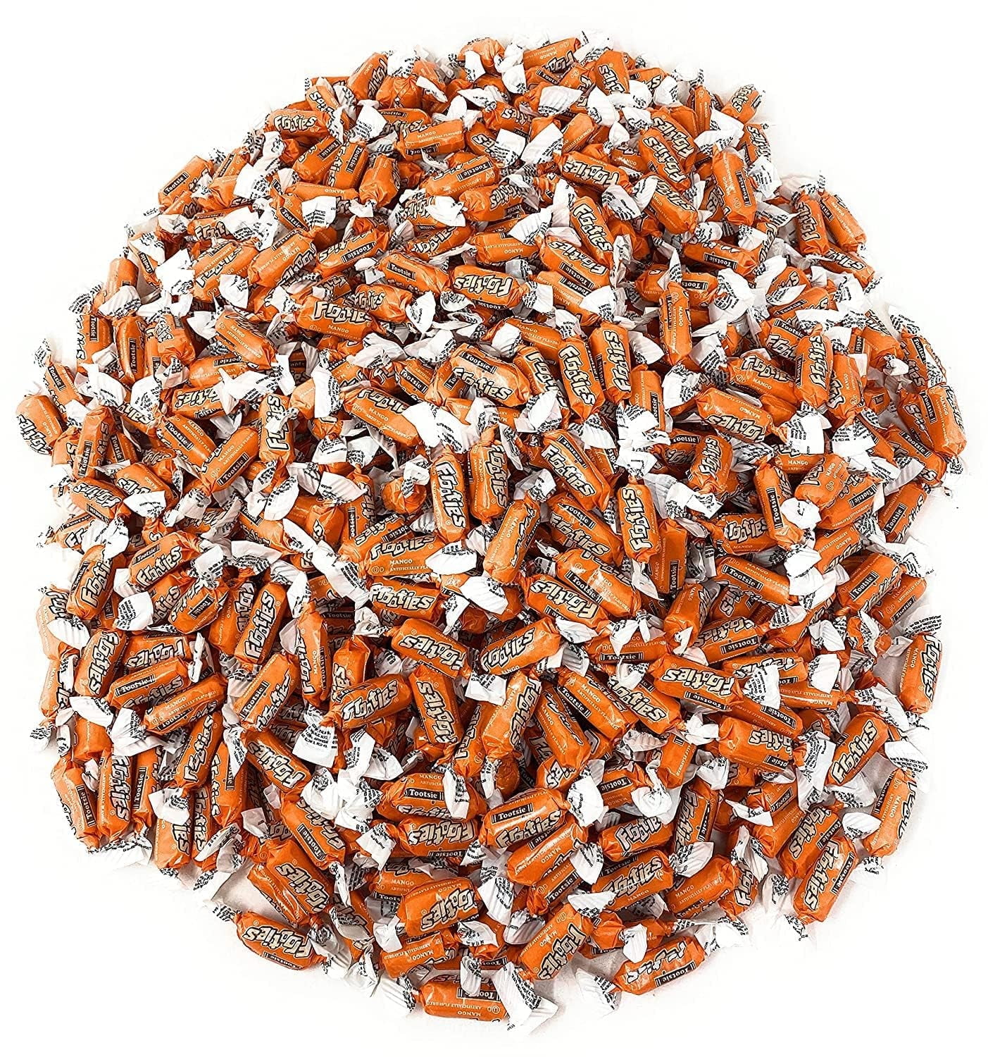 Mango Tootsie Frooties Chewy Candy, Individually Wrapped, 1.5 lb Bag ...