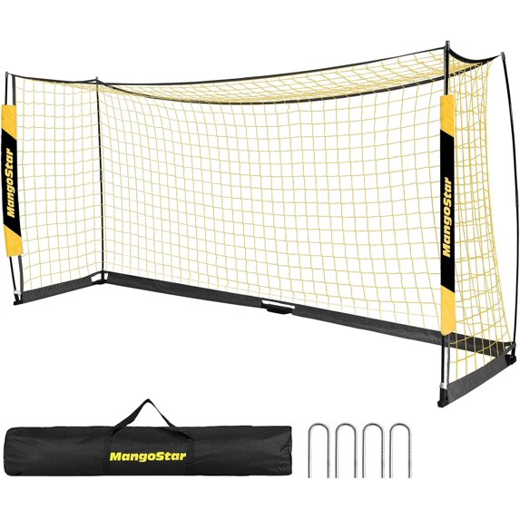MangoStar Soccer Goal, 12X6 FT Soccer Goal for Backyard Portable Net ...