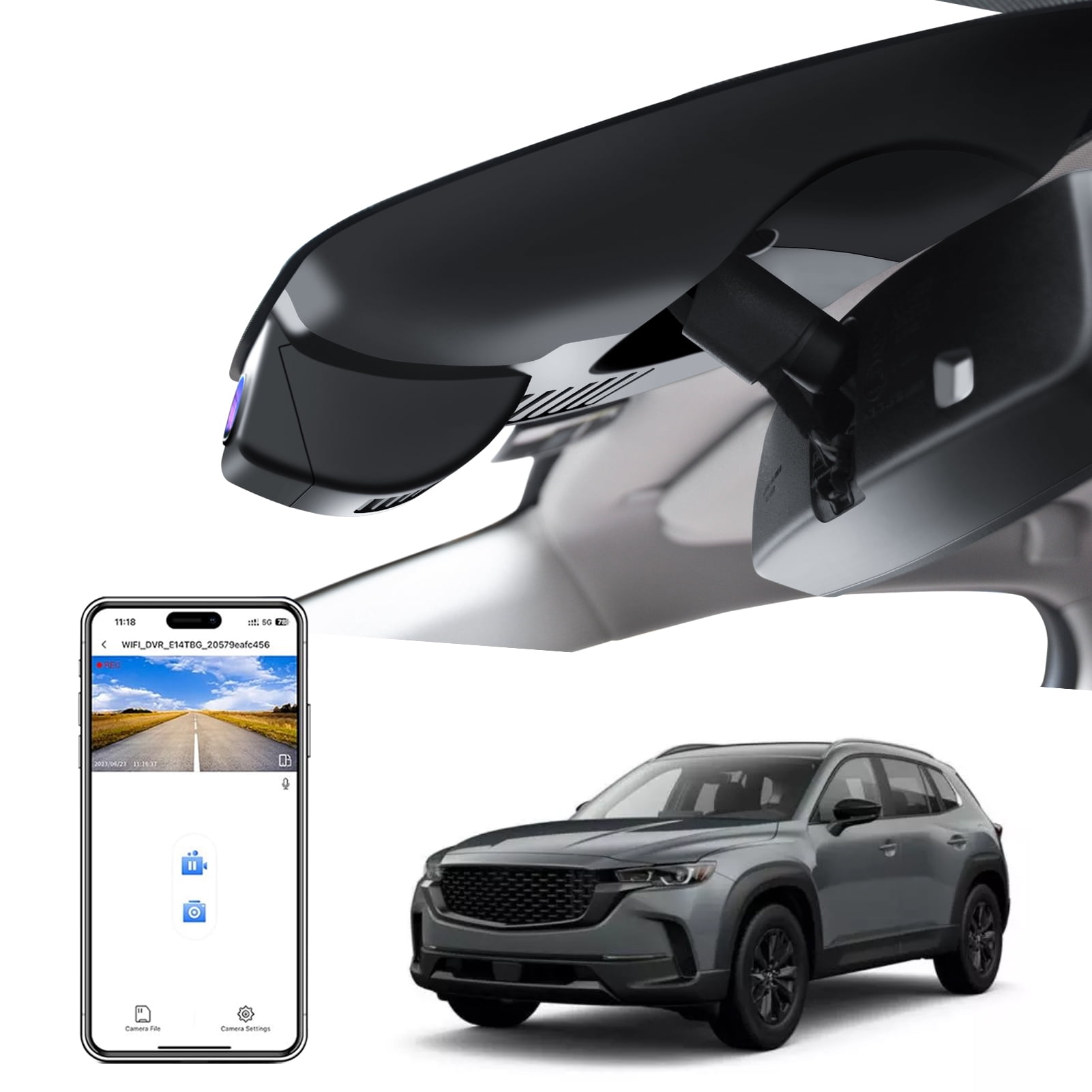 Mangoal 4K Dash Cam Starvis Sensor for Mazda CX-50 2023 2024(Model A ...