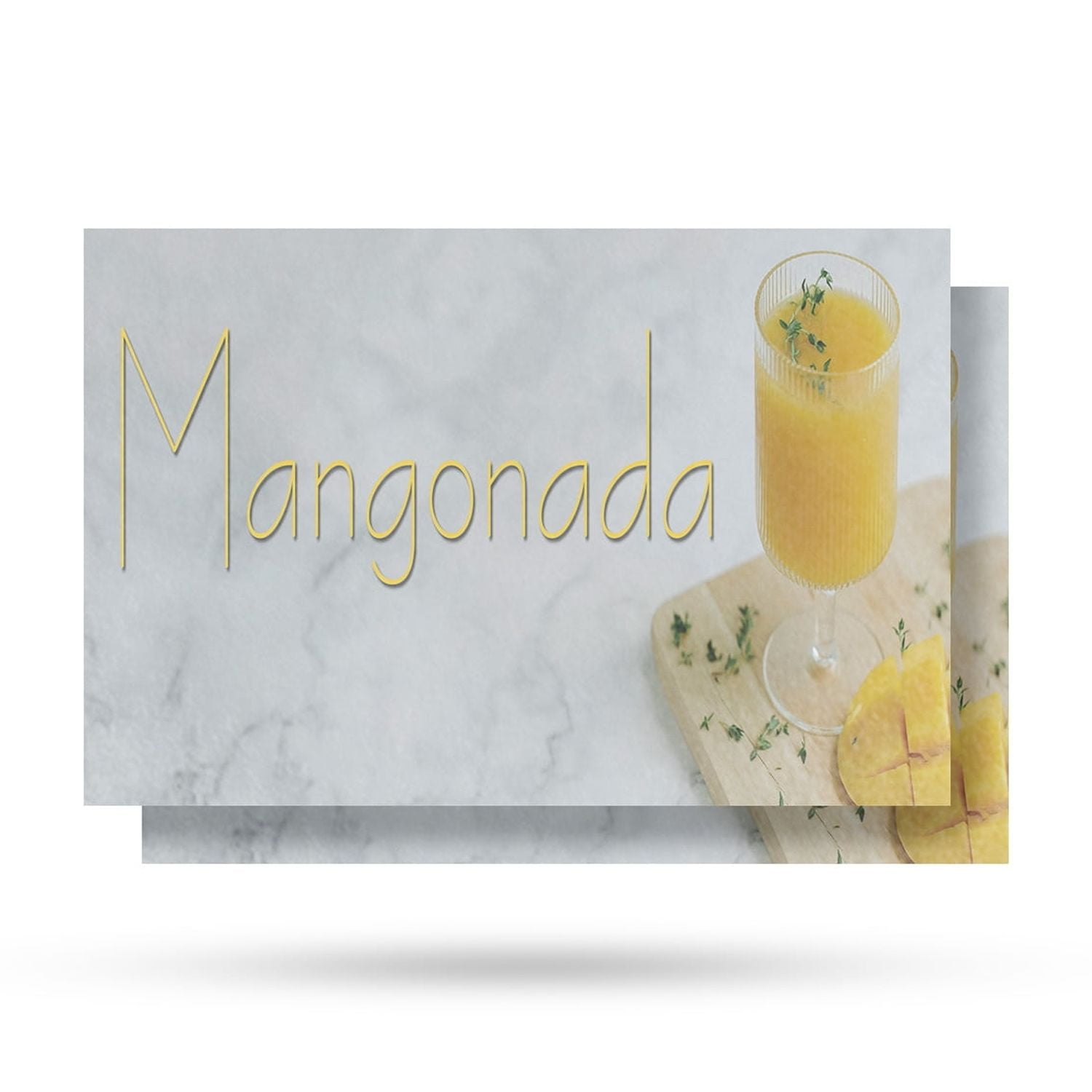 Mangonada Vinyl Decal 2 Pack of 12 Inch x 16 Inch Weatherproof Heavy ...