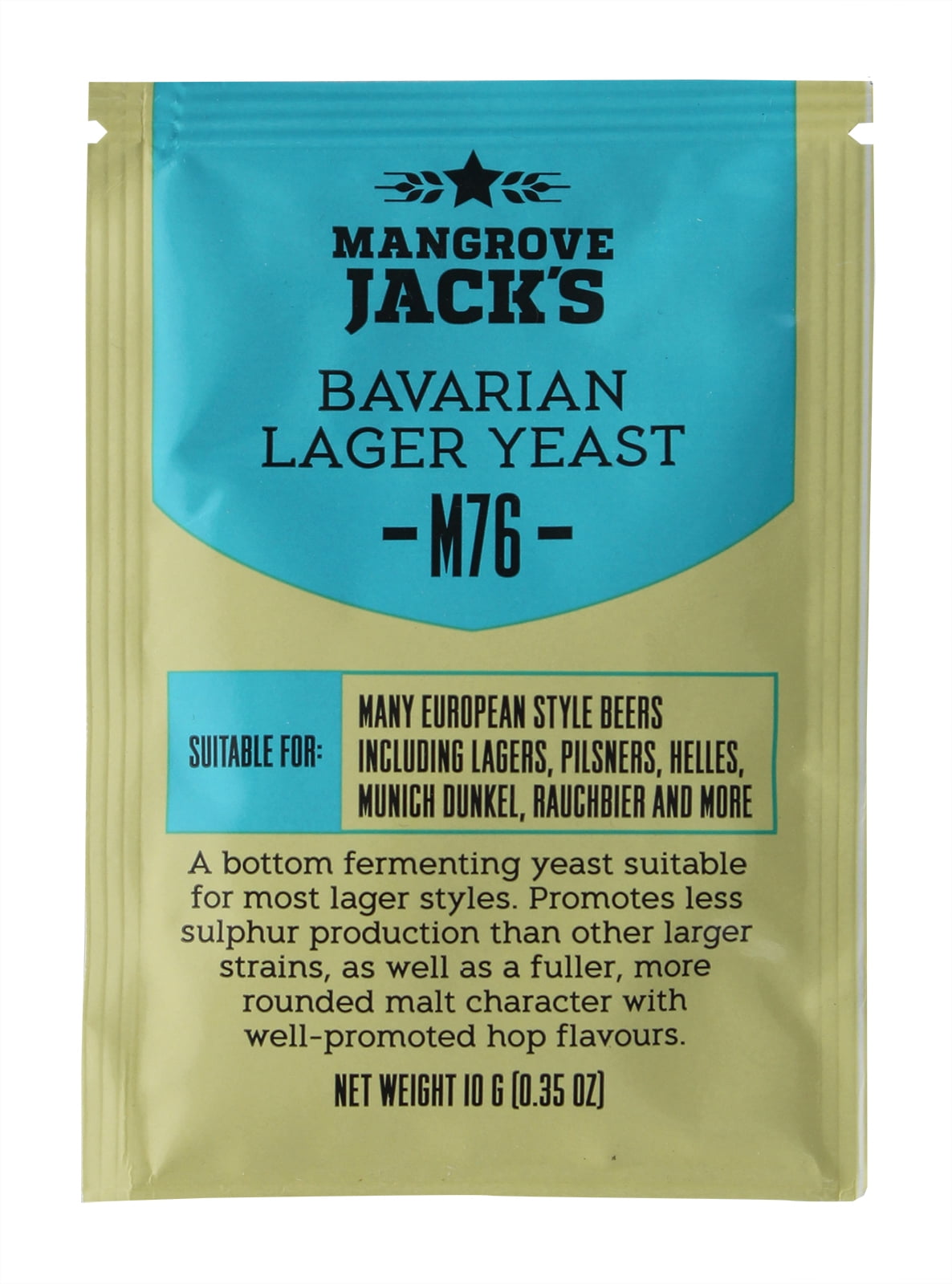 Mangrove Jack's Craft Series Yeast M76 Bavarian Lager (10g) - Walmart.com