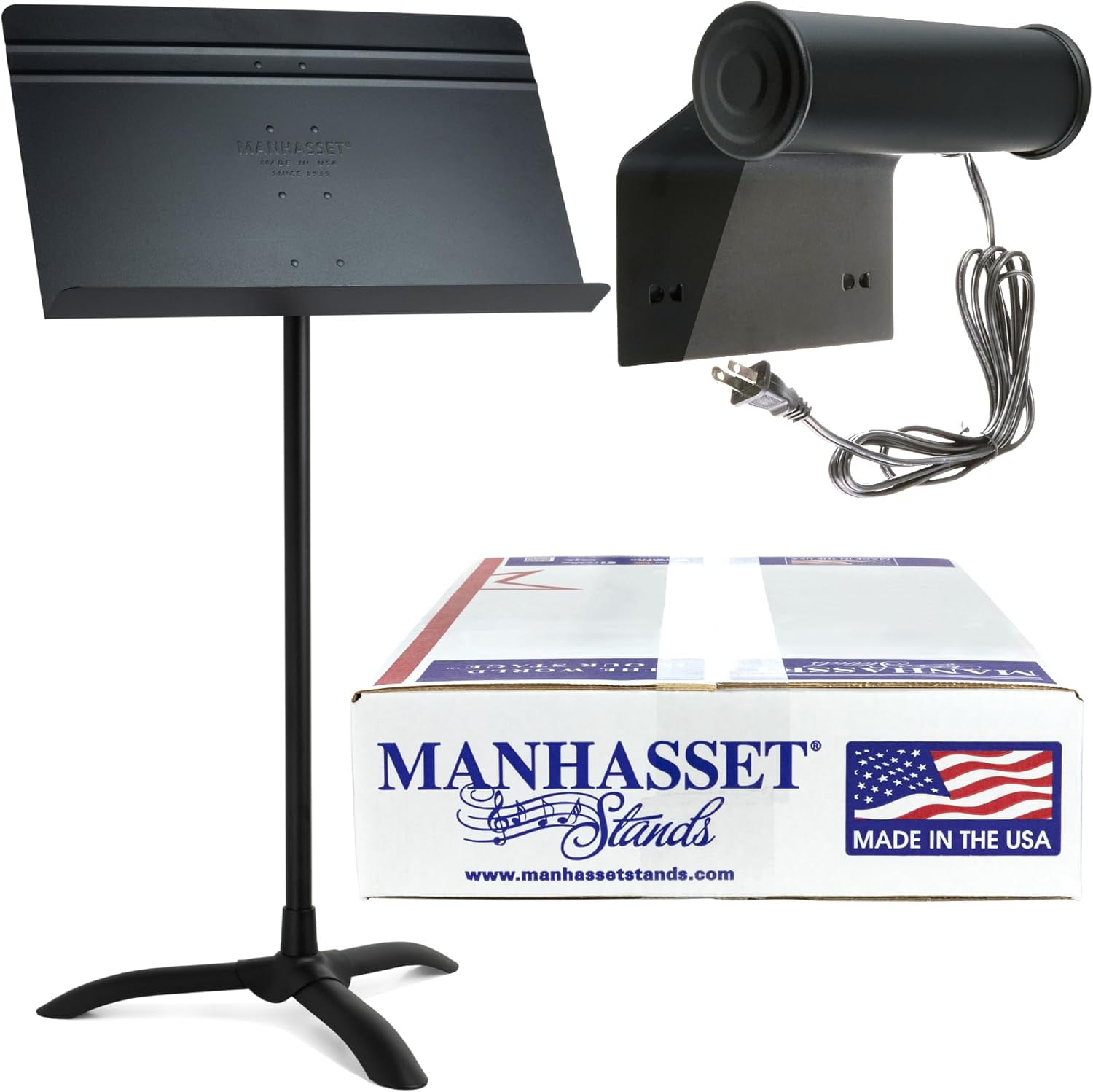 Manhasset 48 Music Stand w/Manhasset 1000 Stand Light Bundle - Walmart.com