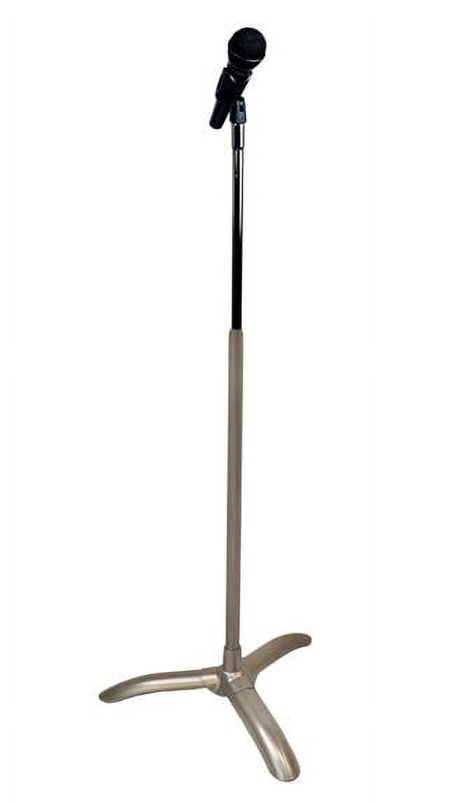 Manhasset Chorale Microphone Stand - Silver - Walmart.com