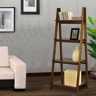 Prepac 6-Shelf Slant Back Bookcase, Espresso - Walmart.com