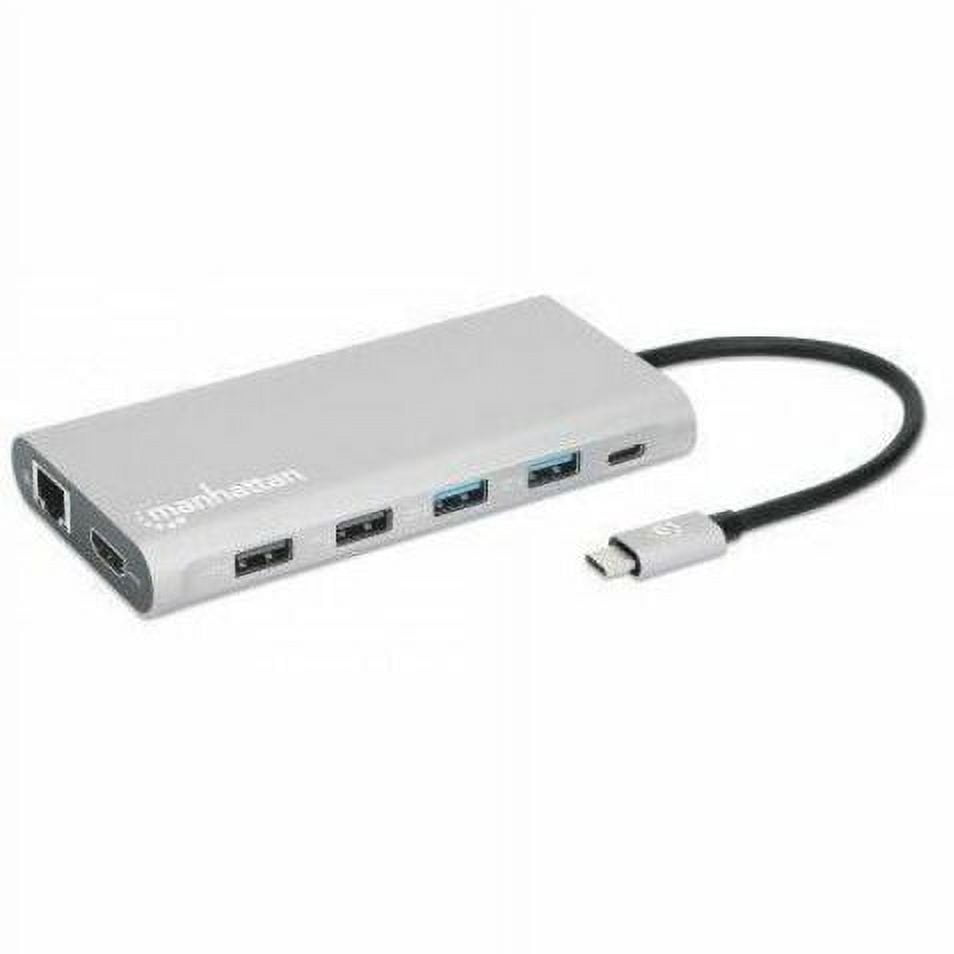 Manhattan USB-C PD 12-in-1 Triple-HDMI Monitor Docking Station with MST ...