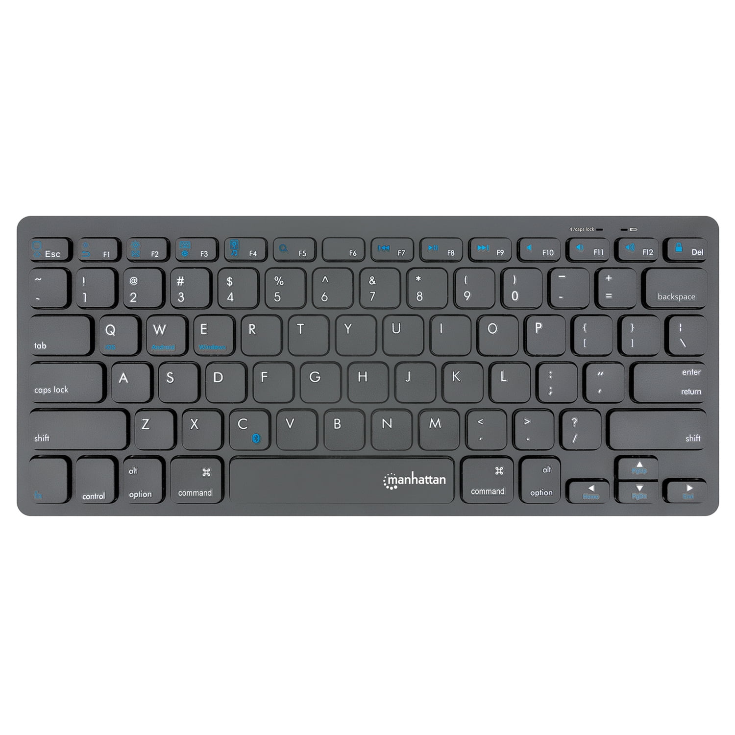Manhattan Ultra Slim Wireless Keyboard - Bluetooth, 78 Key, QWERTY ...