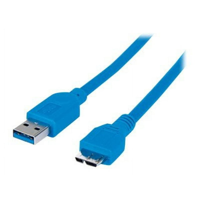 Manhattan 1m SuperSpeed USB A Male to Micro B Male Cable - Blue ...